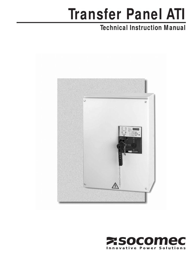 ATI 630 - Technical-Manual TRANSFER PDF | PDF | Switch | Humidity