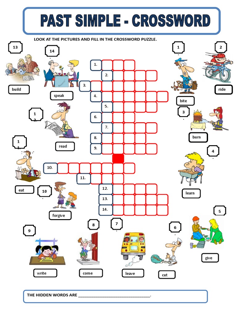 Past Simple | PDF | Puzzles | Word Puzzles