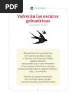 Volverán Las Oscuras Golondrinas POEMA A LA PRIMAVERA | PDF