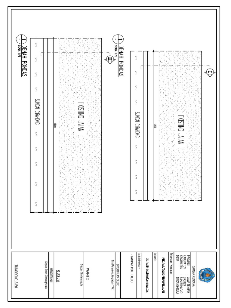Denah Talud PDF | PDF