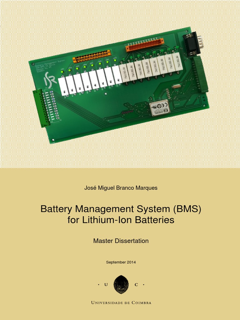Battery Management System (BMS) For Lithium-Ion Batteries | PDF ...