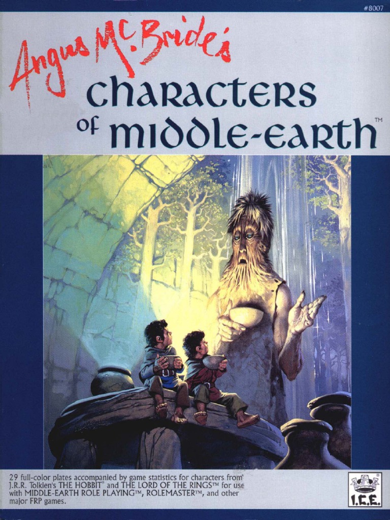 MERP 8007 Angus McBride's Characters of Middle Earth PDF | PDF ...