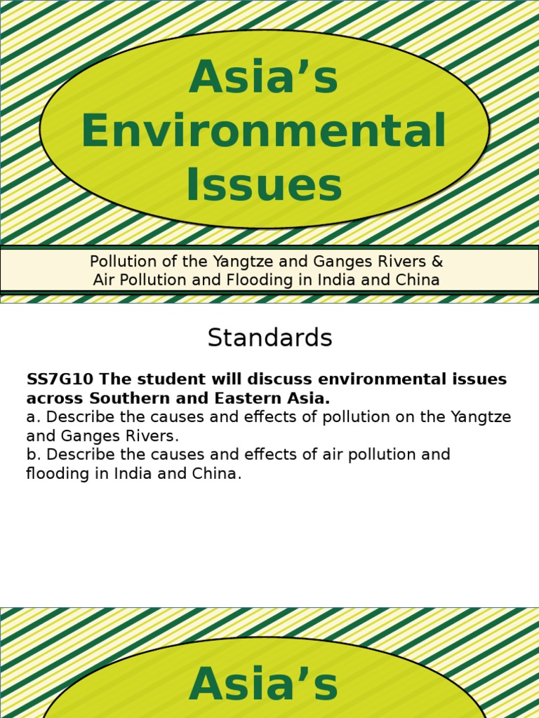 Pollution Crisis in Asia's Rivers and Air | PDF | Air Pollution | Pollution
