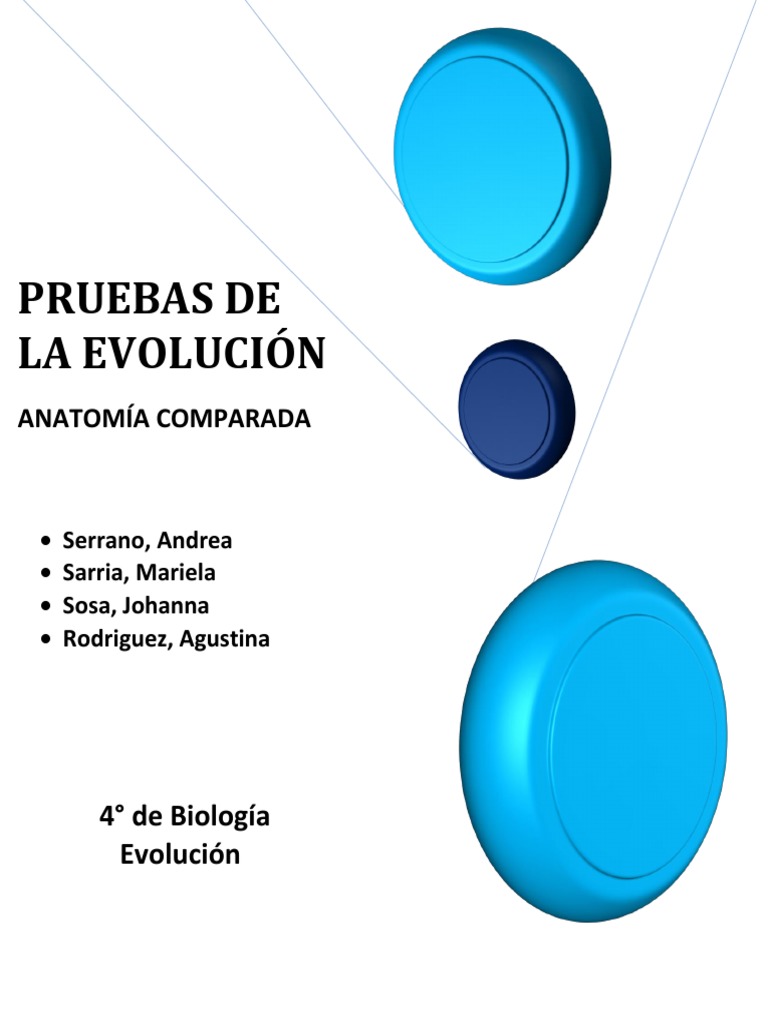 Anatomía Comparada y Evolución | PDF | Homología (biología) | Evolución
