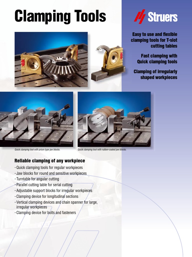 Clamping Solutions for Machinists | PDF | Screw | Building Materials