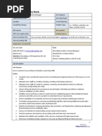 Store in Charge: Job Description / Responsibility | PDF