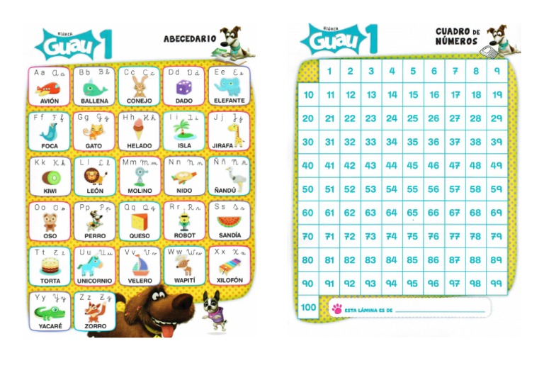 Abecedario y Numeros | PDF