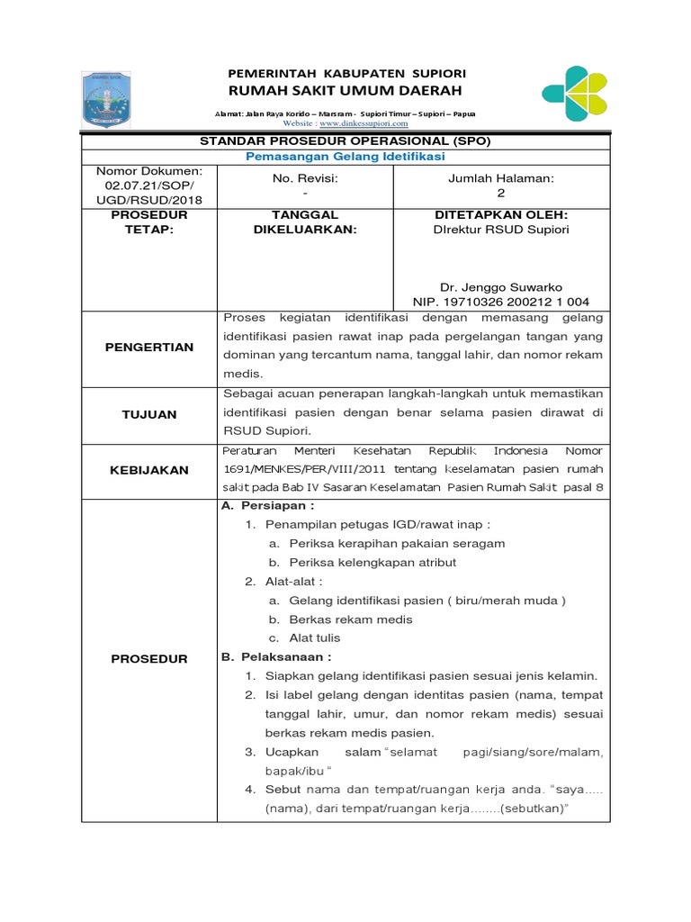 Kumpulan SPO RSUD Supiori