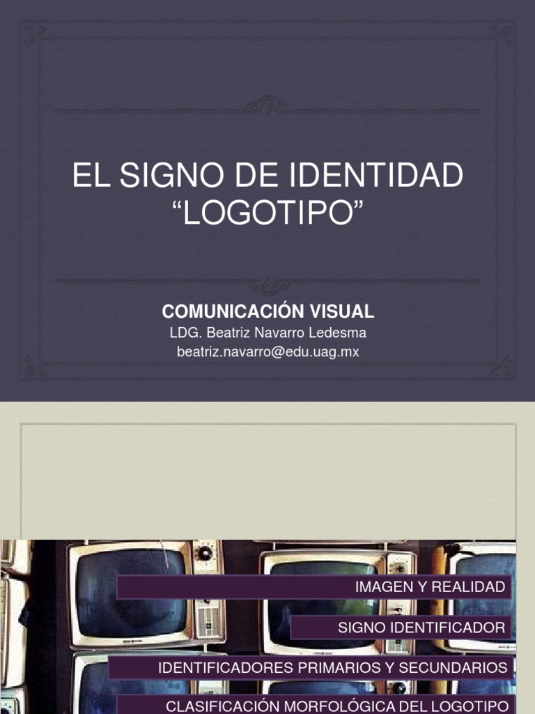 El Signo Identidad | PDF | Imagen | Diseño