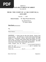 Personal Bail Bond Format U/S 437-A CRPC | PDF | Bail | Social Institutions