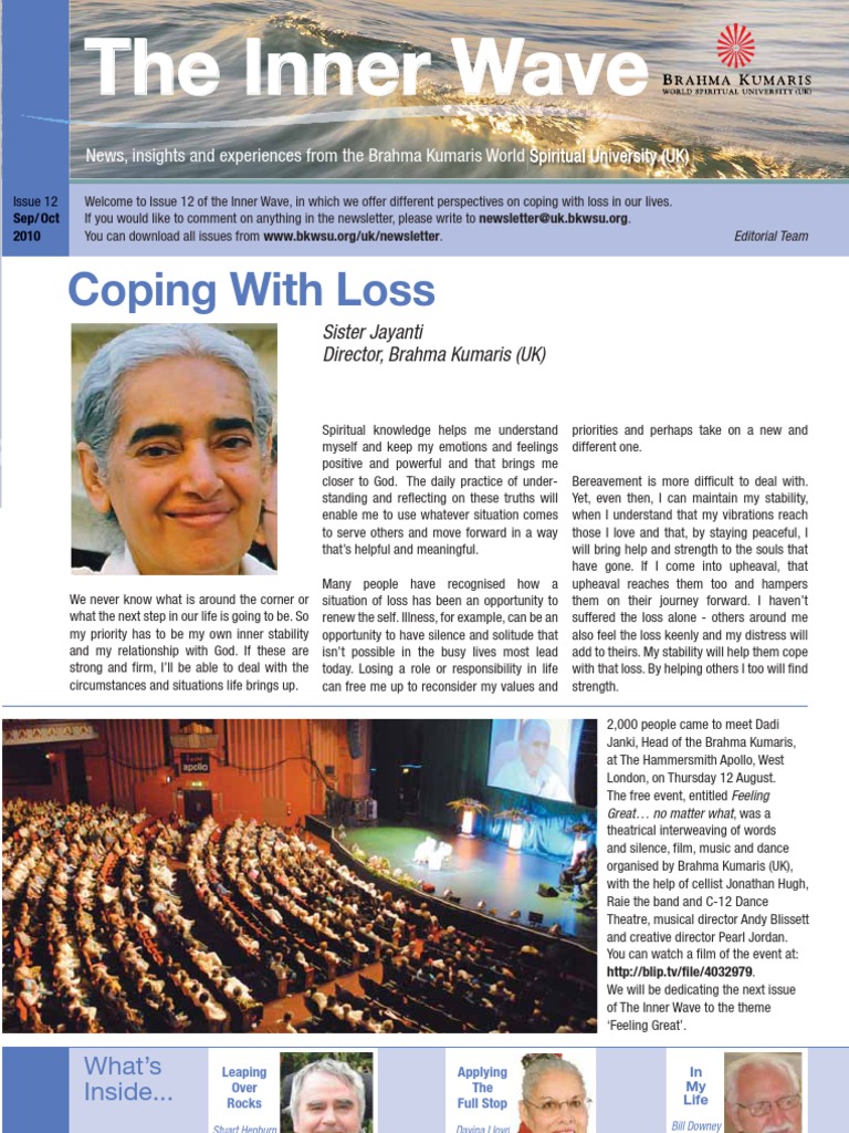 The Inner Wave Sept-Oct 2010 | PDF | Grief | Yoga