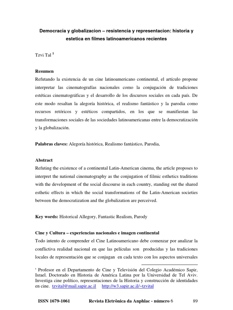 Article-Historia y Estetica-Tzvi Tal | PDF | Ciencias sociales