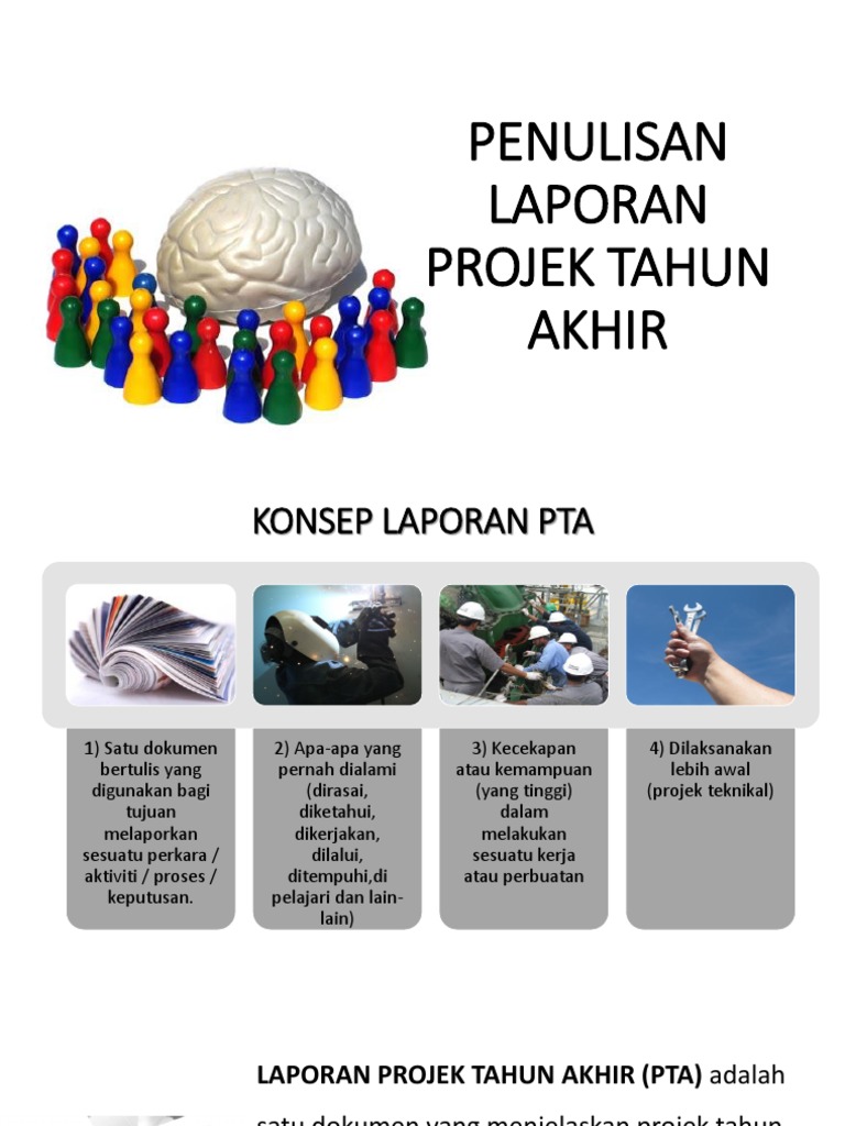 Panduan Penulisan Laporan Projek PTA | PDF