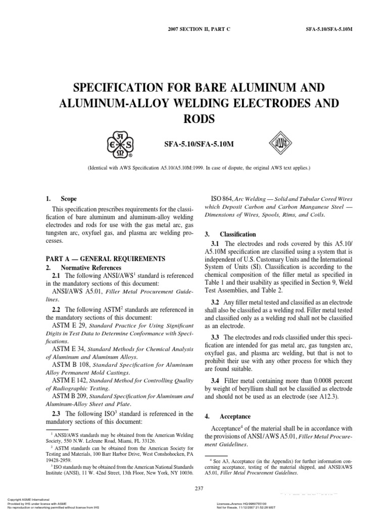 Sfa 5.8 Sfa 5.8M | PDF | Welding | Construction