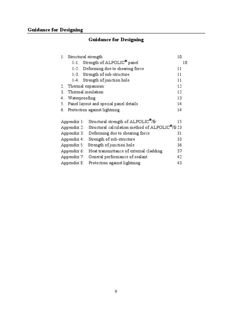 Alpolic Design Guide | PDF | Heat Transfer | Strength Of Materials