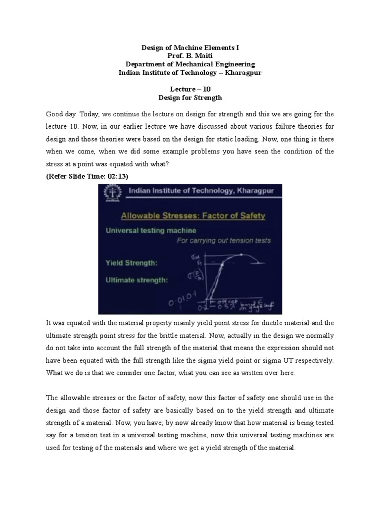 Ace Time Table | PDF | Strength Of Materials | Yield (Engineering)