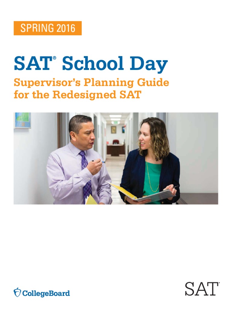 SAT Proctoring Supervisor Guide | PDF | Sat | Test (Assessment)