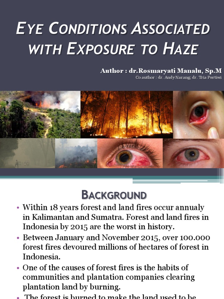 Eyes Condition Associated With Exposure To Haze | PDF | Cataract | Air ...