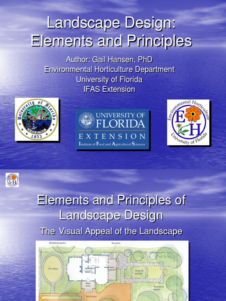 Landscape Design Elements and Principles | PDF | Landscape | Shape