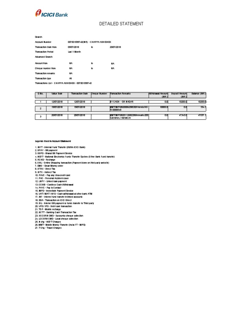 OpTransactionHistory20 07 2018 | PDF | Financial Transaction | Payments