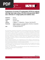 Siemens Cardiac CCTA Protocol 042617 | PDF | Ct Scan | Medical Imaging