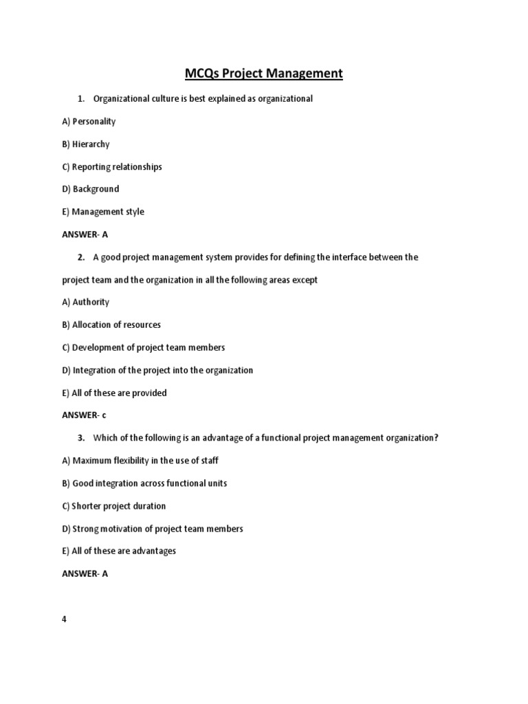 Understanding Project Management Structures and Organizational Culture ...