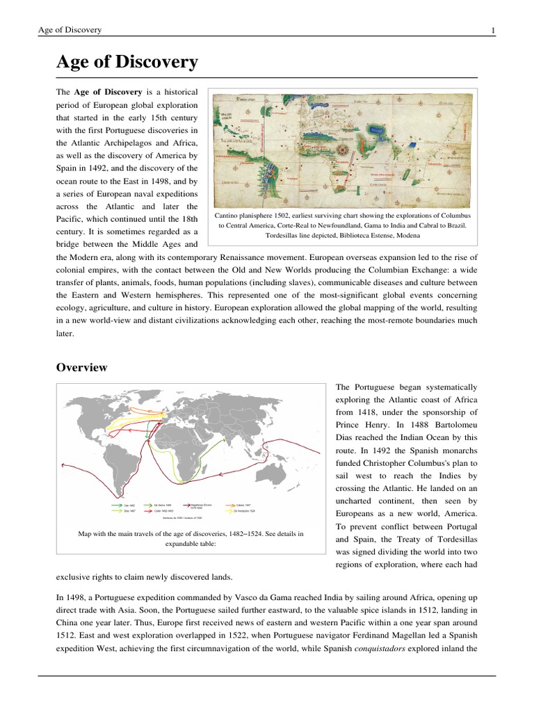 Age of Discovery | PDF | Age Of Discovery | Christopher Columbus