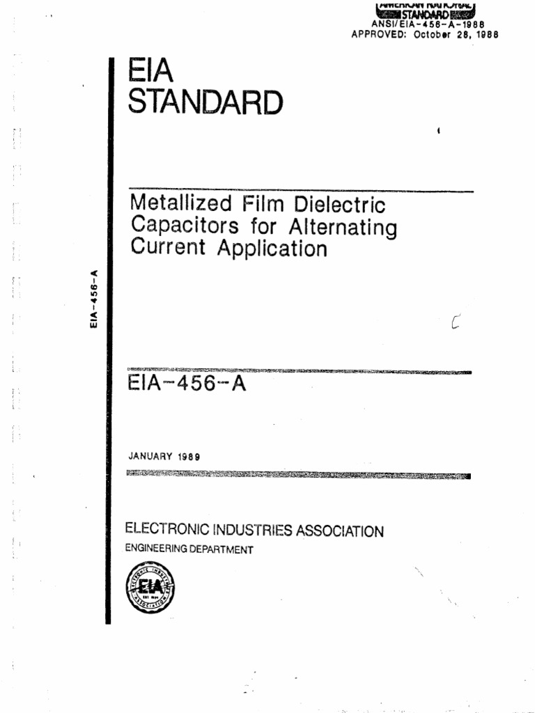 Eia 456 A 1988 | PDF