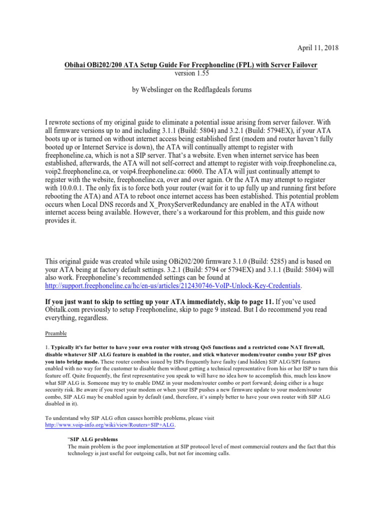 VOIP Setup Guide | PDF | Session Initiation Protocol | Voice Over Ip