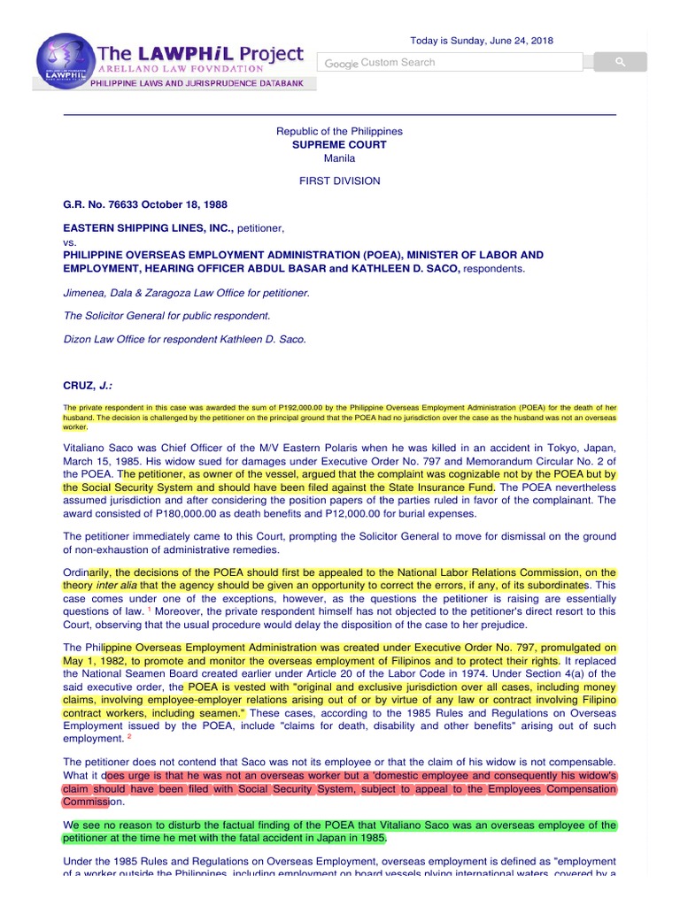 Marcopper Mining Vs Ople, Inciong, and Marcopper Union | PDF ...