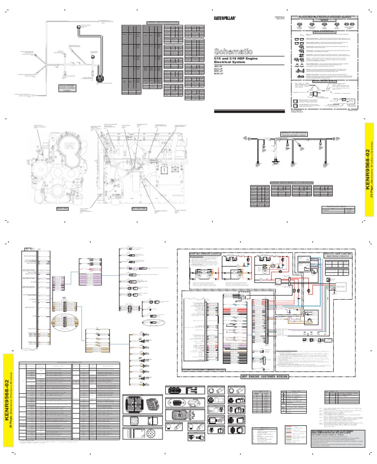 Plano Electrico Motor c18 Perfo PDF | PDF | Switch | Relay