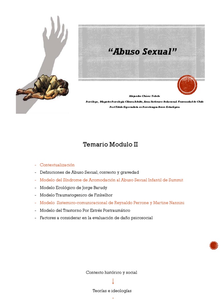 Dinámicas Traumatogénicas de Finkelhor | PDF | Abuso infantil | Abuso ...