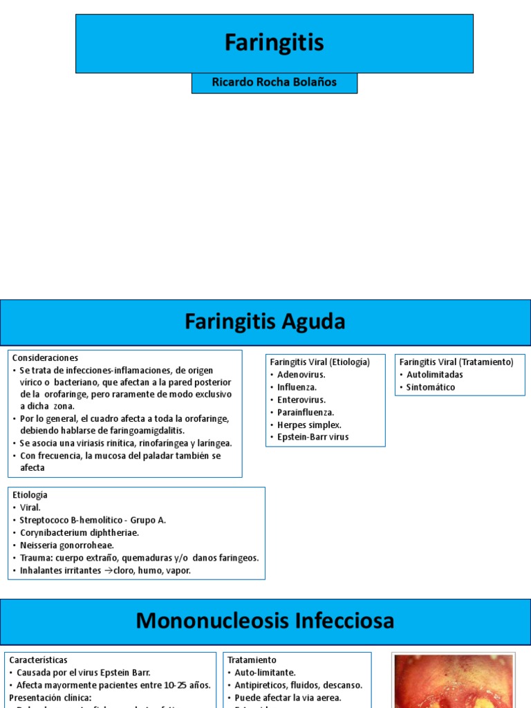 Faringitis | PDF | Medicina CLINICA | Rtt