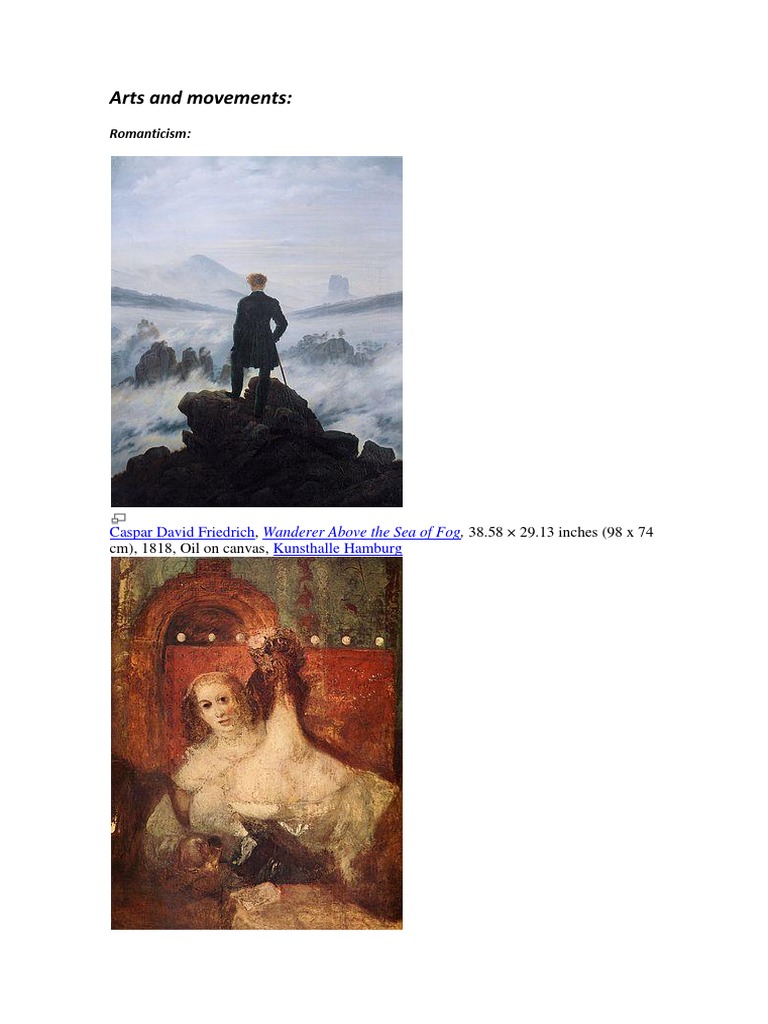 Arts and Movements Pictures | PDF | Art | History