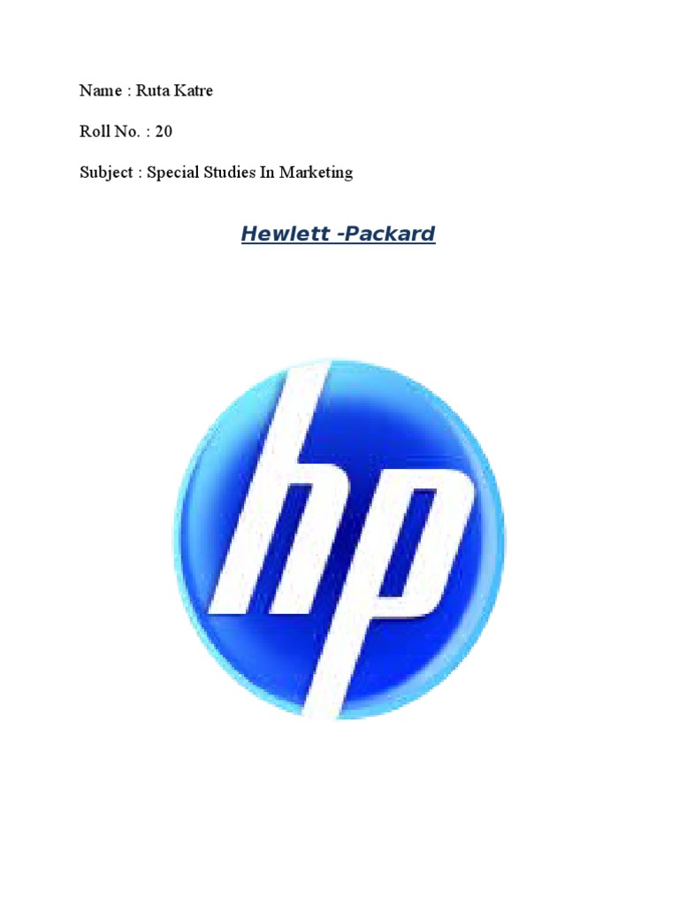 Final HP | PDF | Hewlett Packard | Ibm