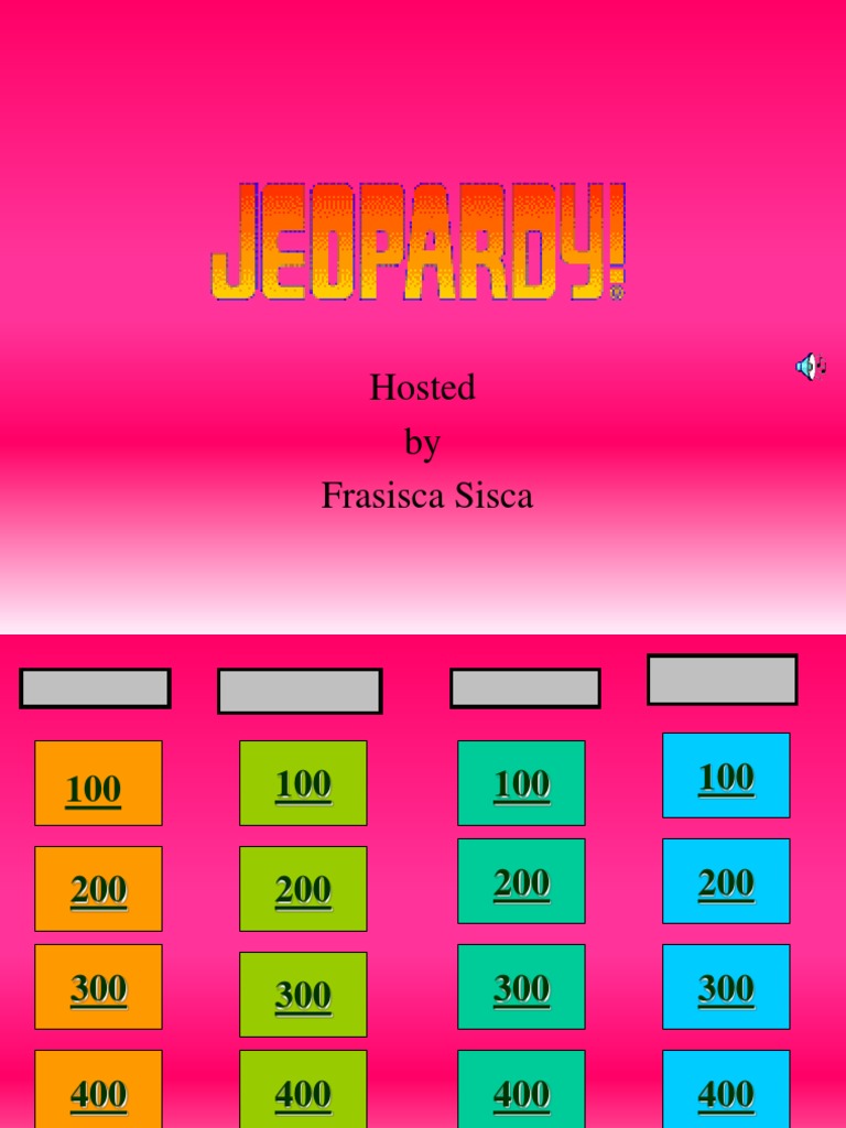 Jeopardy Template3 2003 | PDF