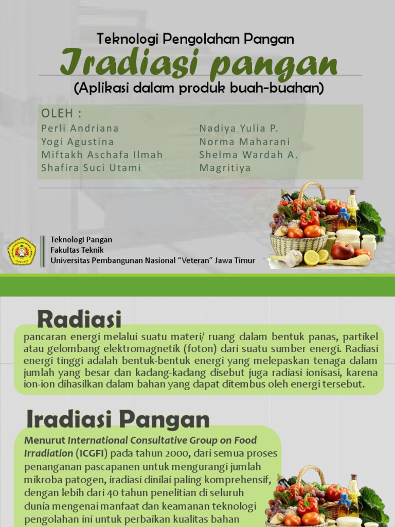 Iradiasi Pangan | PDF