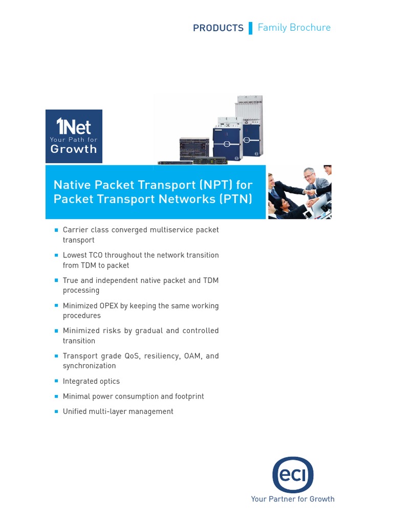 Native Packet Transport NPT Family Brochure | PDF | Computer Network ...