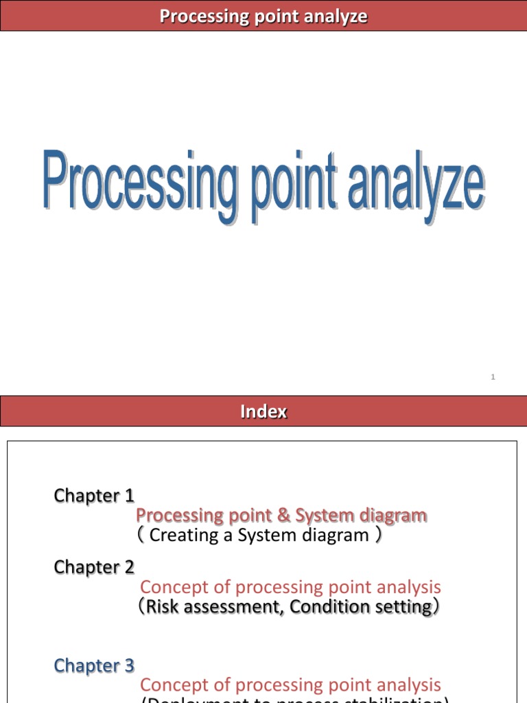 Processing Point Analysis | PDF | Machines | System