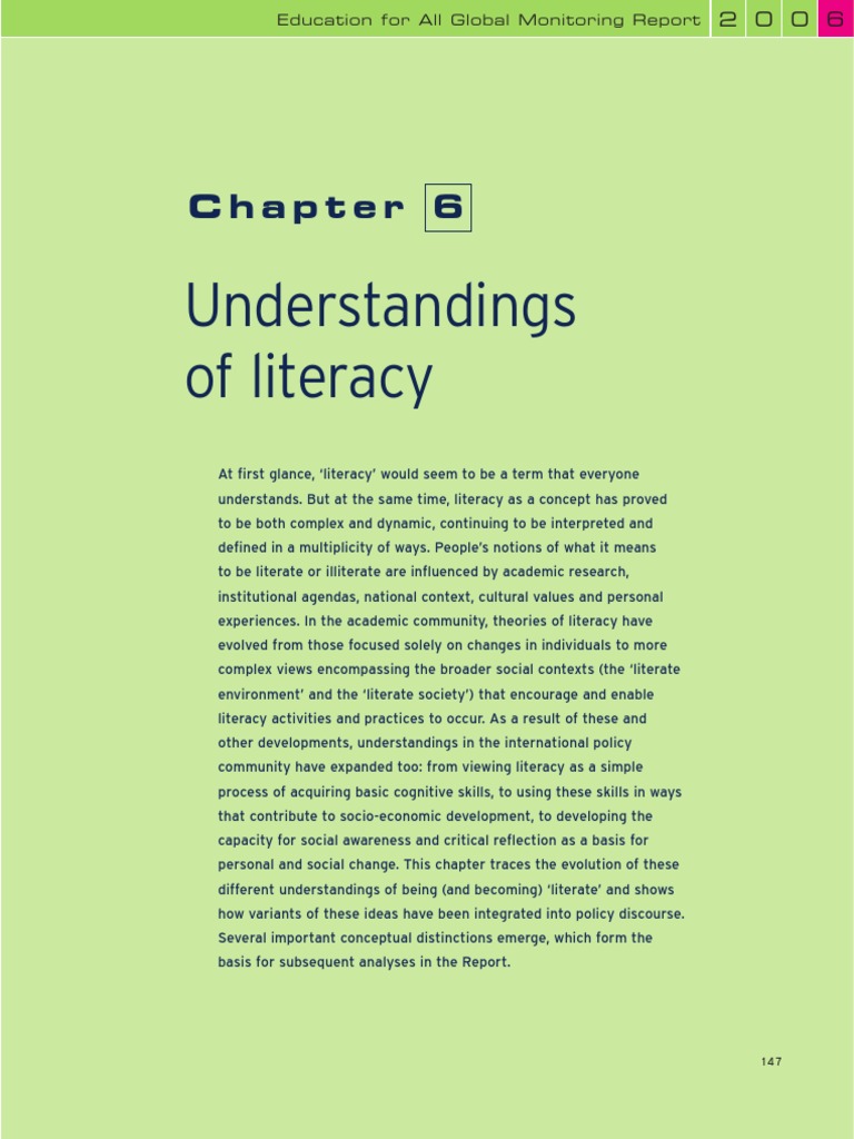 Chapt6 - Eng Literacy PDF | PDF | Literacy | Information
