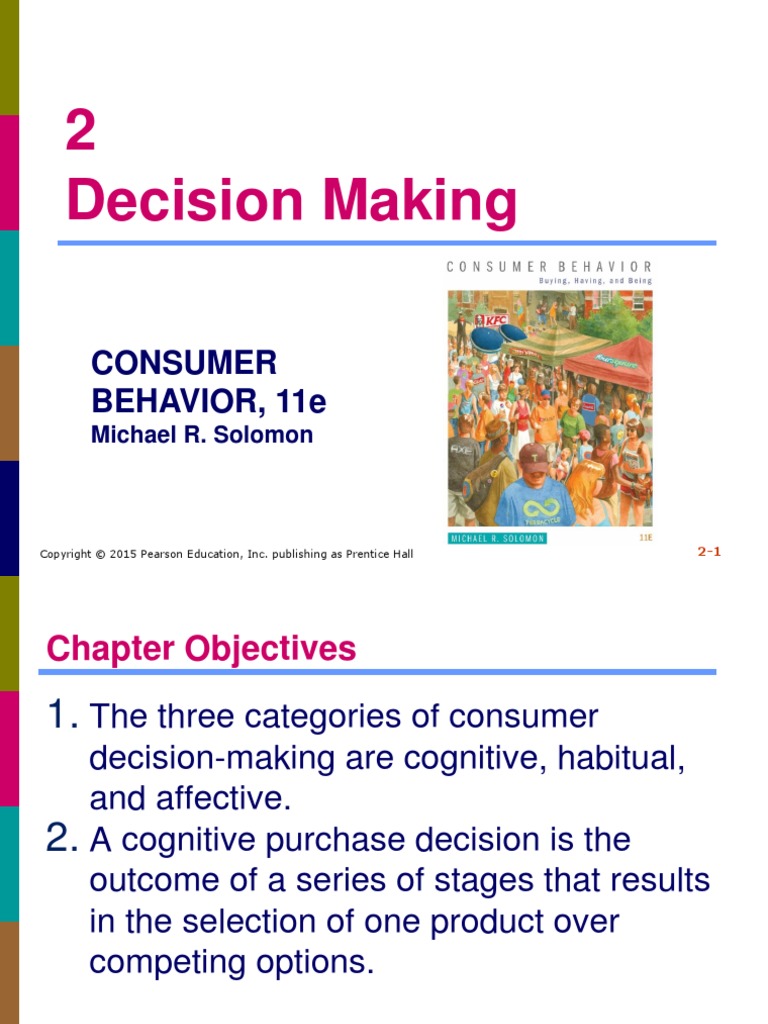 Consumer Behavior Chapter 2 | PDF | Decision Making | Risk