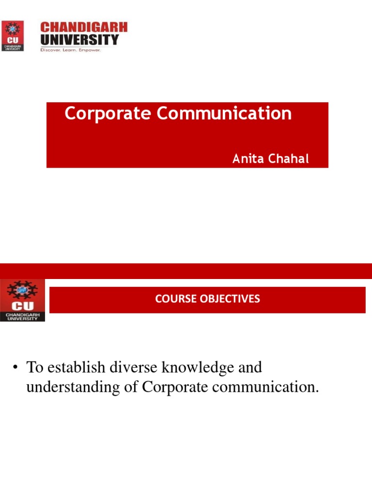 Corporate Communication | PDF | Corporate Social Responsibility ...