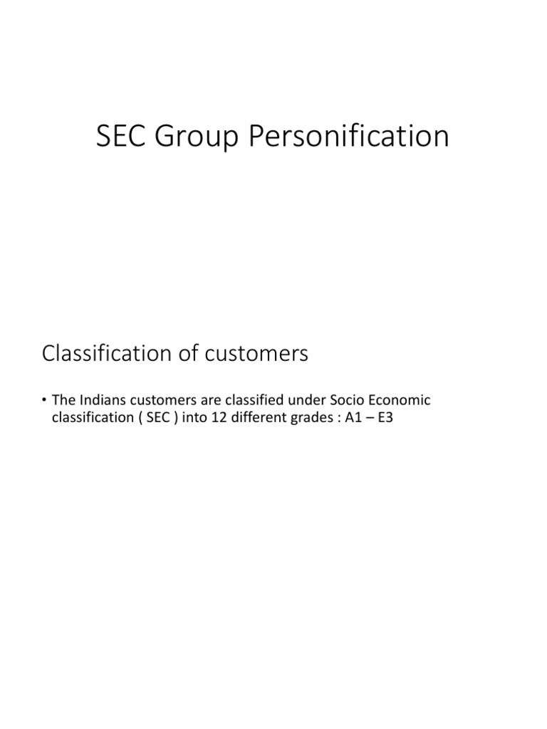 SEC Classification | PDF | Mass Media | Public Sphere