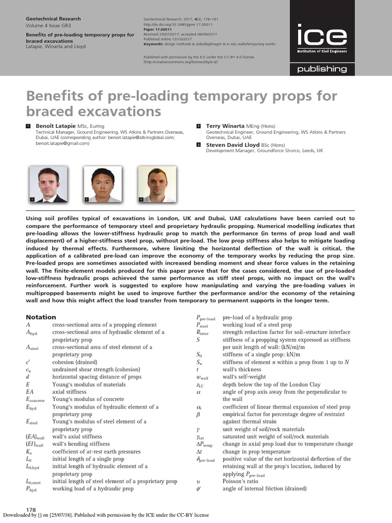 Preloading Temp Props | PDF | Geotechnical Engineering | Young's Modulus