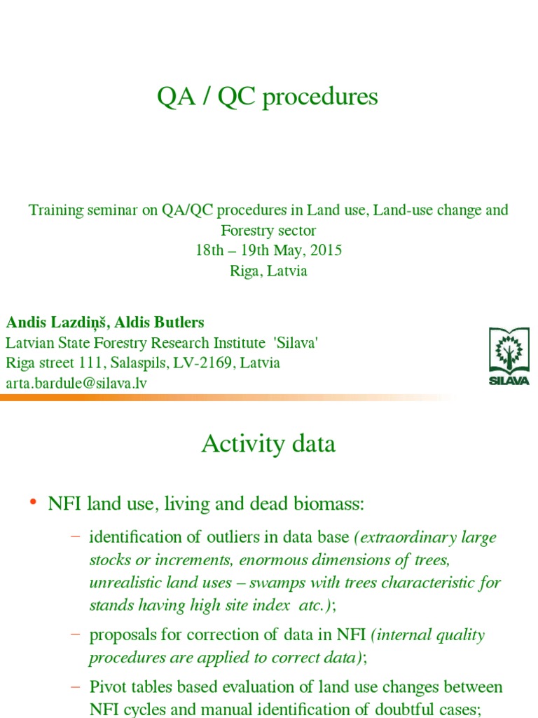 06 19 May QA QC Procedures | PDF | Emission Intensity | Biomass
