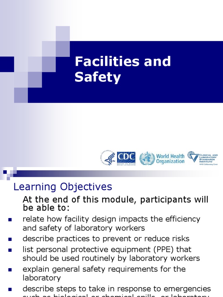CDC - Safety Slides | PDF | Laboratories | Safety