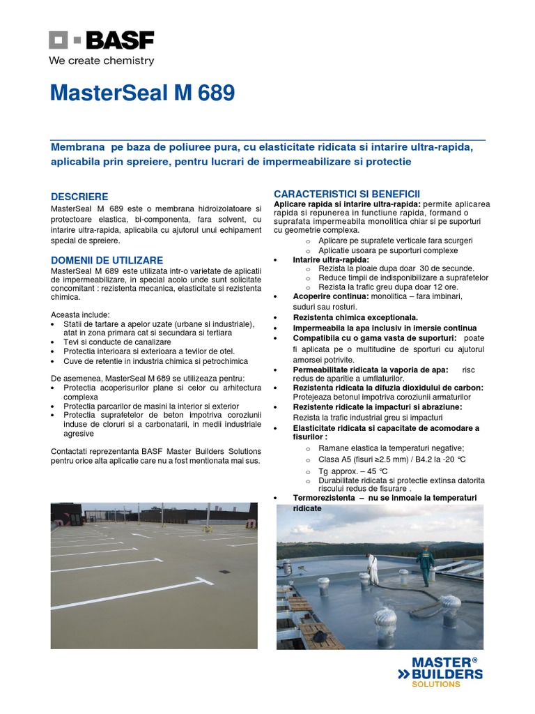 MasterSeal M 689 PDF | PDF