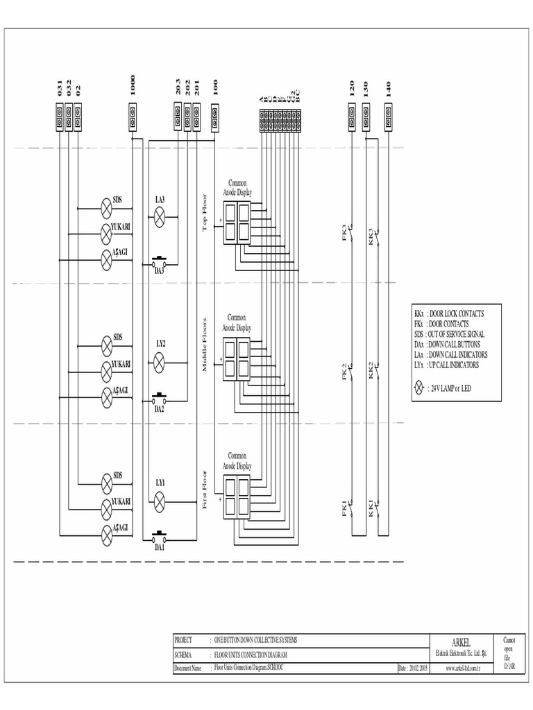 Floor Units Connection Diagram PDF | PDF