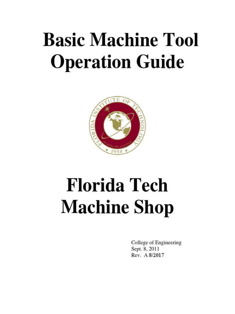 Basic Machine Tool Operations Aug 2017.. | PDF | Grinding (Abrasive ...