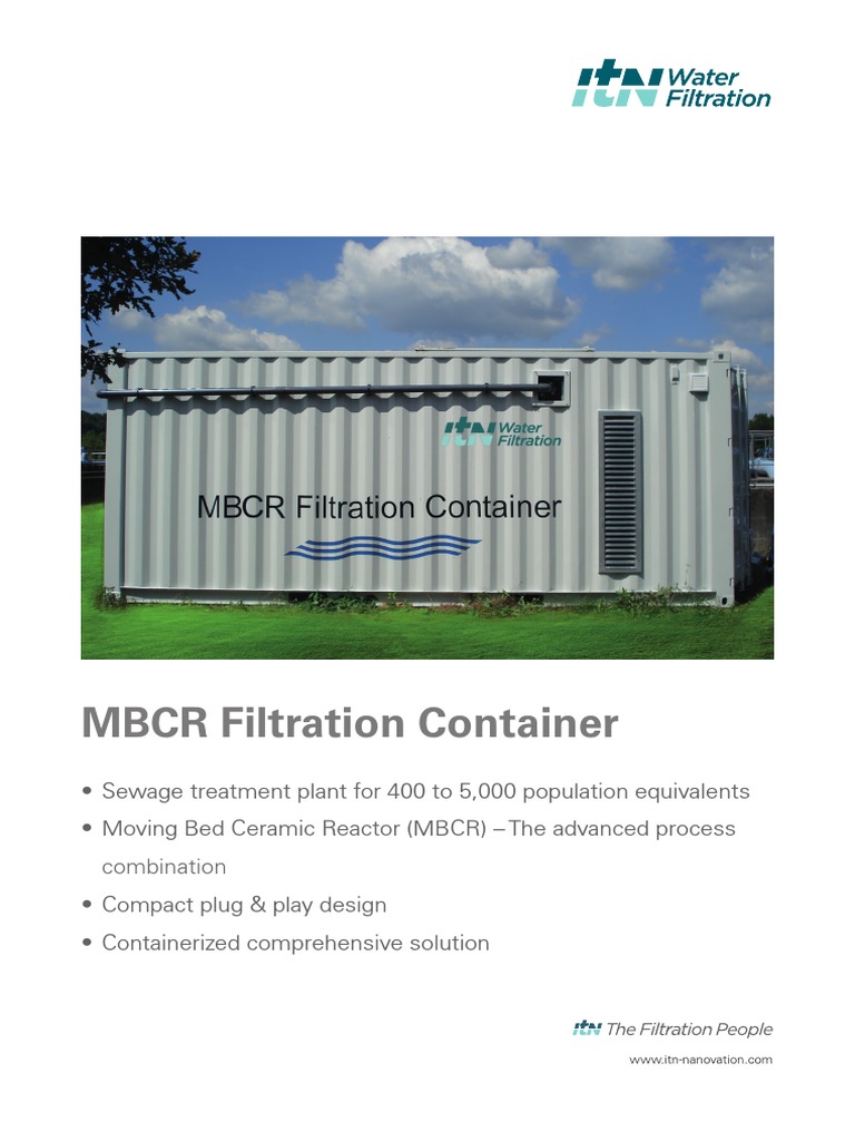 MBCR Flyer | PDF | Sewage Treatment | Filtration